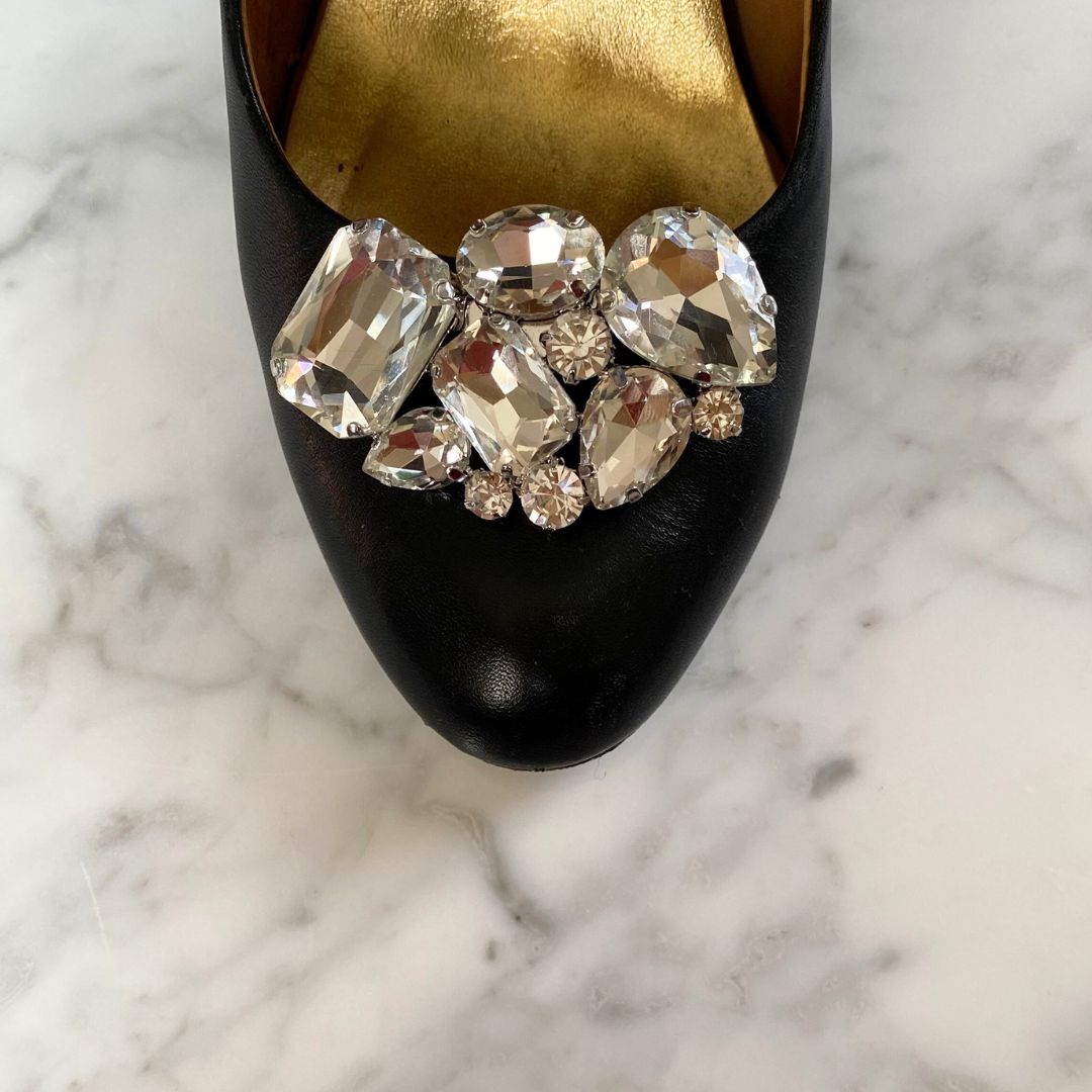 Diamante Cluster Shoe Clips - Luxury Shoe Accessories – Alice Bow