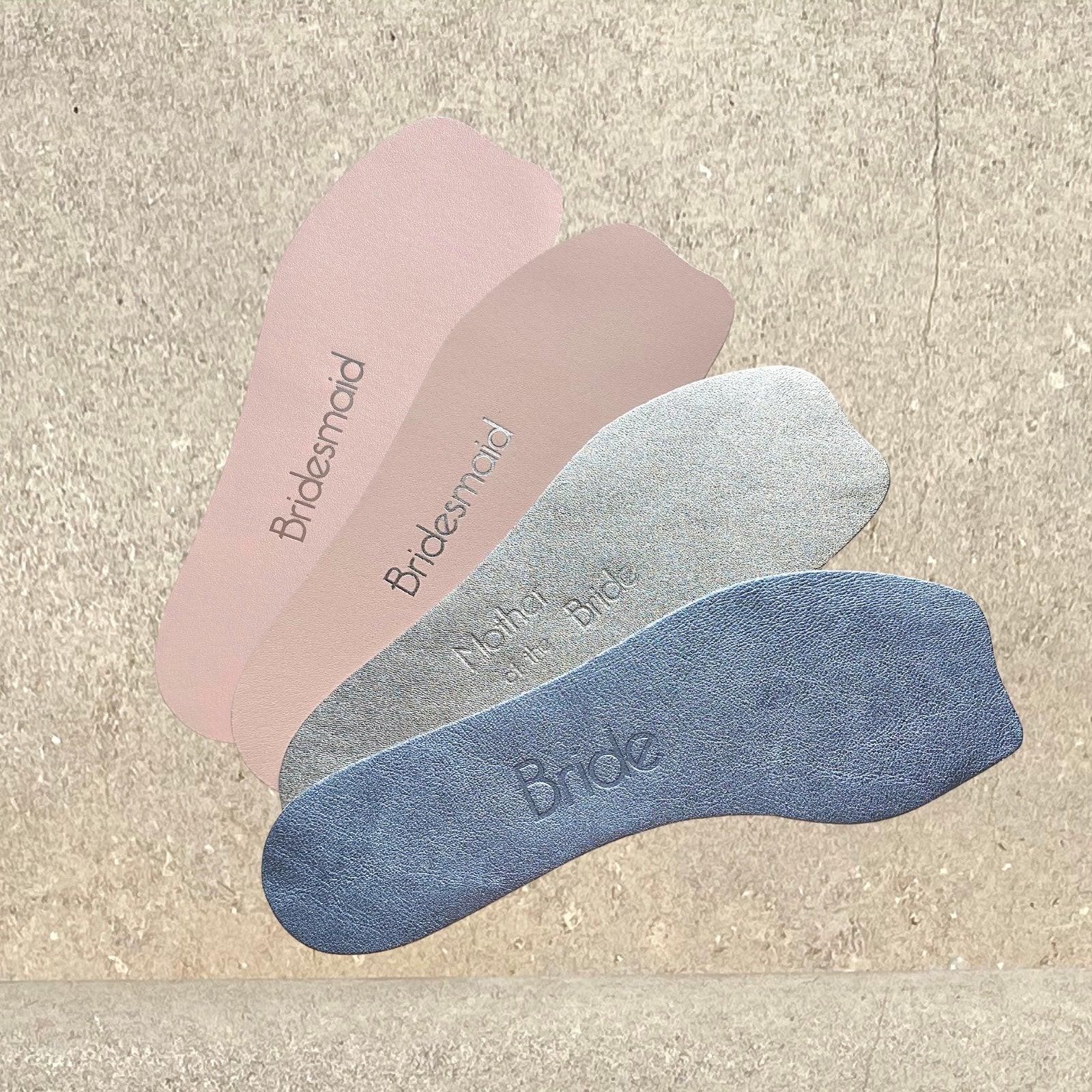 The Bridal Collection - 4 Pairs of Luxury Leather Insoles – Alice Bow